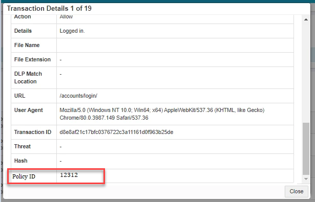 Understanding Event Logs in Proxy logs